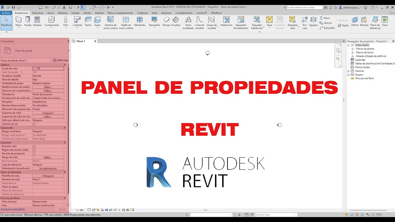 Recuperar panel de propiedades - Revit - YouTube
