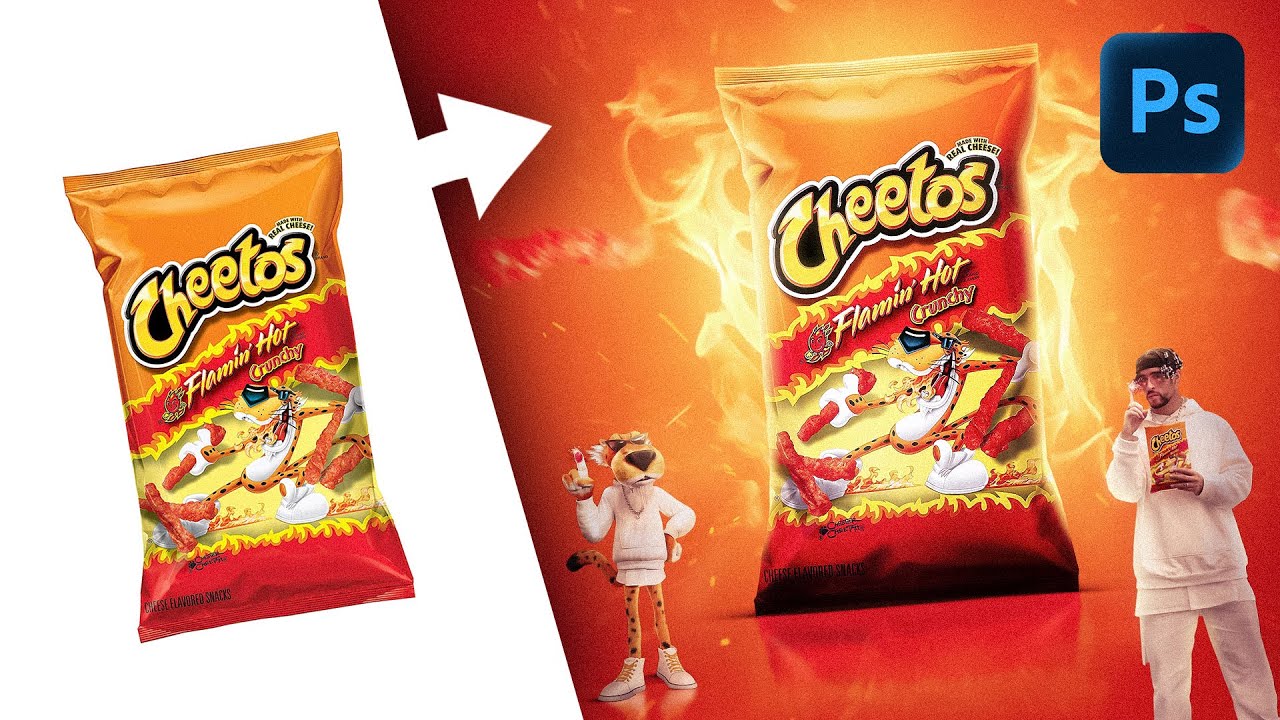 Haciendo Flyer de CHEETOS // Photoshopeando #05 - YouTube
