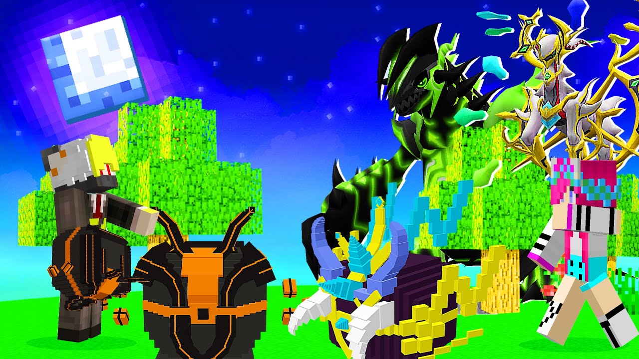 ONE VÀ NOOB YETI THỬ THÁCH ĐƯỜNG ĐUA SOLO 2 LOẠI LUCKY BLOCK NOOB CHƠI ...