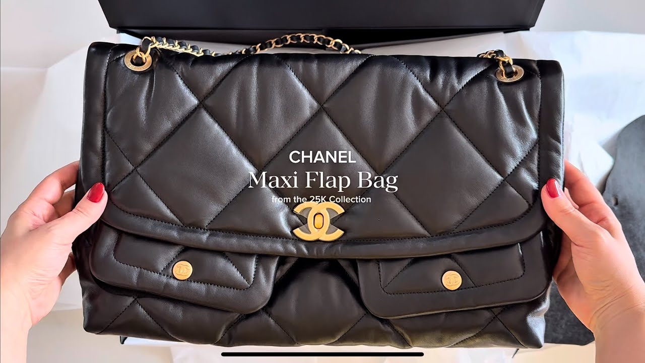 Chanel Maxi Flap Bag from the 25K Collection @studio.grande - YouTube