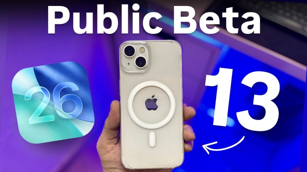 How to Update iPhone 13 on iOS 26 Public Beta 1 - YouTube