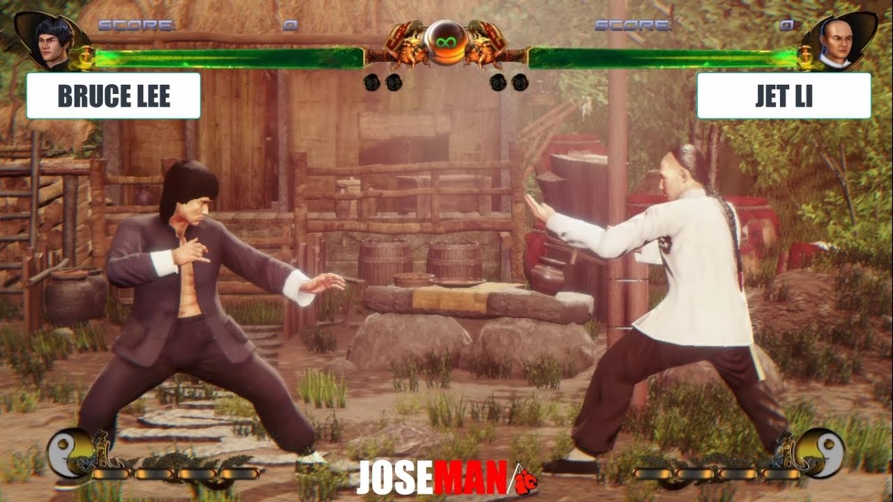 BRUCE LEE vs JET LI - Shaolin vs Wutang - YouTube