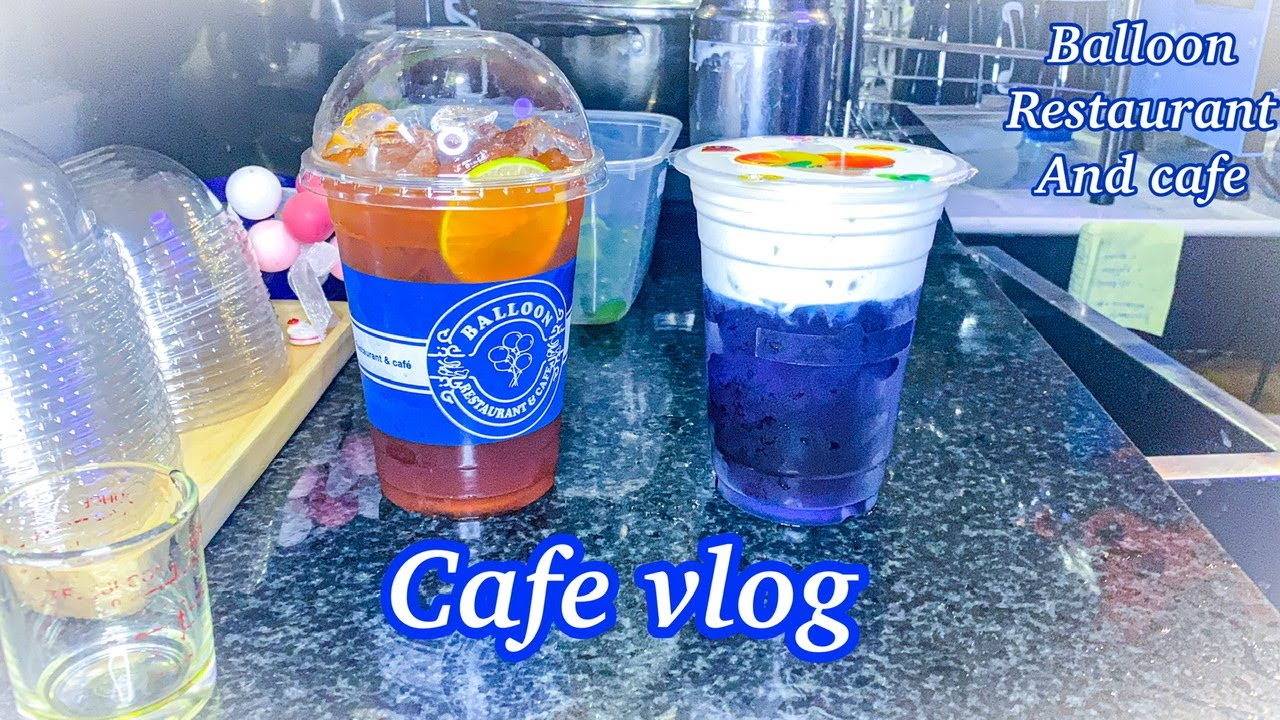 Balloon restaurant and cafe vlog ☕️ - YouTube