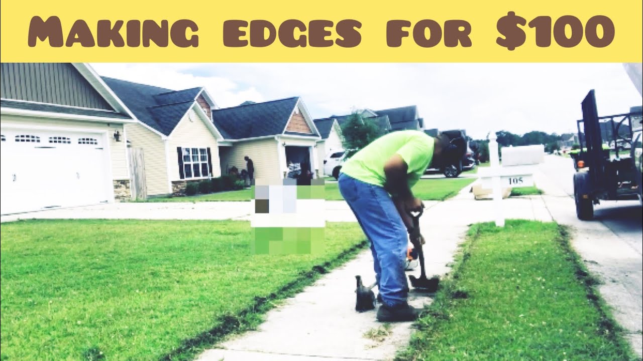 How to edge overgrown edges in 4 minutes - YouTube