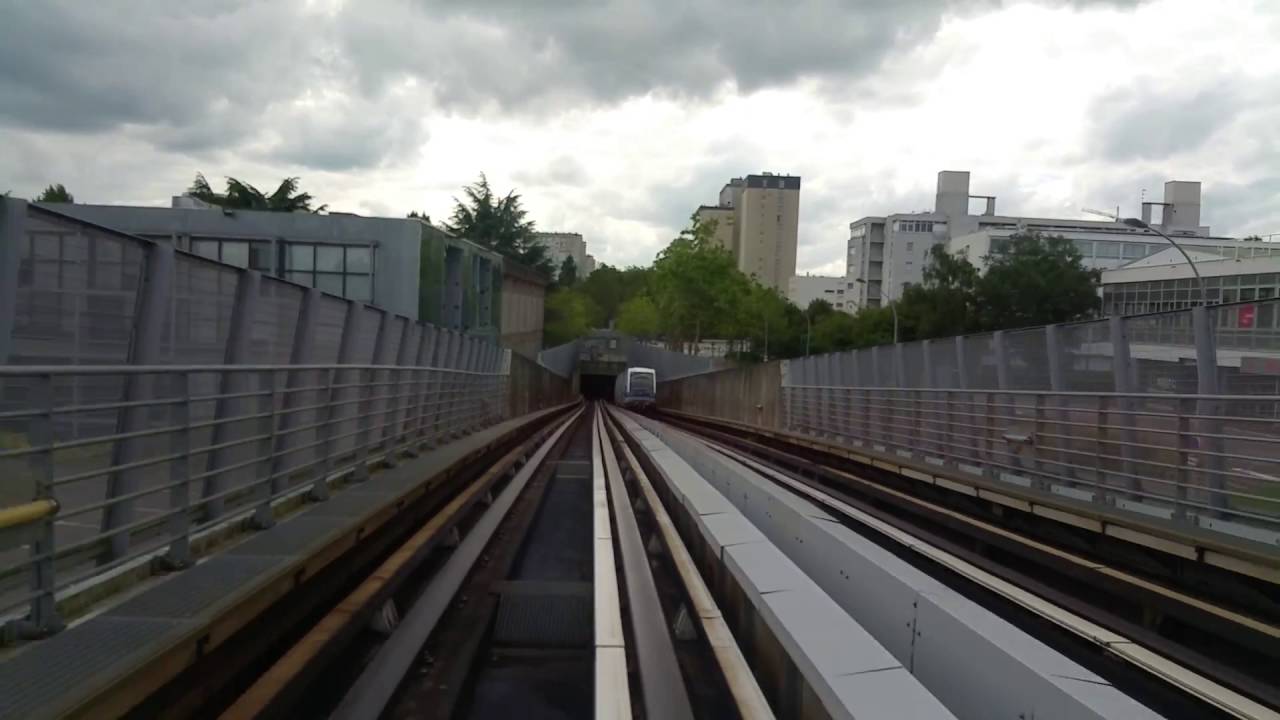 Métro de Rennes Ligne A - Station Villejean à Pontchaillou - YouTube