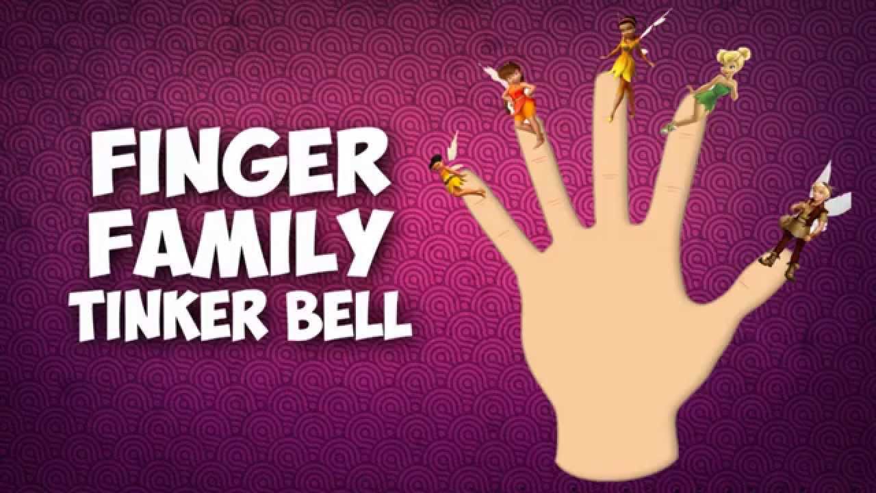 DADDY FINGER FAMILY SONG Tinker Bell Nursery Rhymes for Children Babies ...