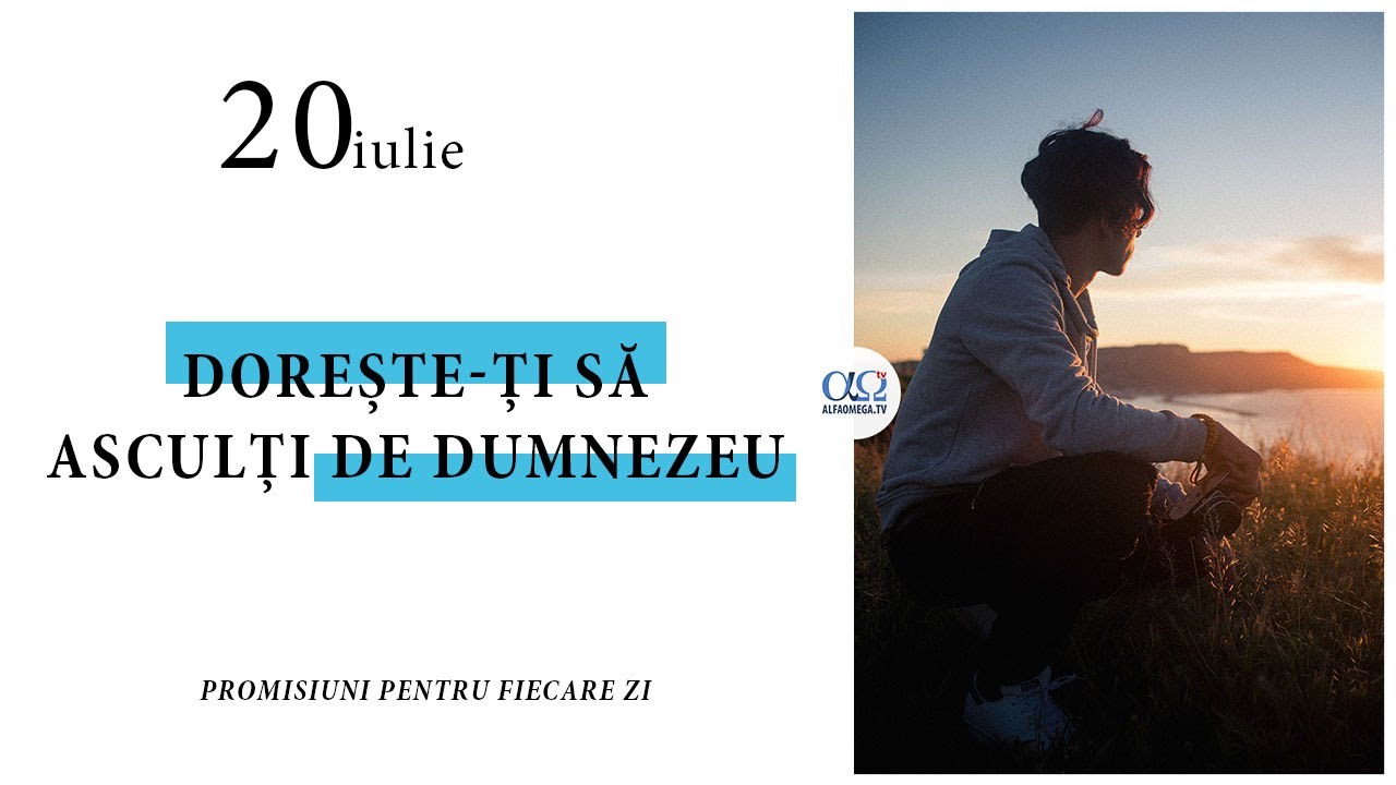 Dă jos semnul „nu deranjați” | Promisiuni pentru fiecare zi, 20 iulie ...