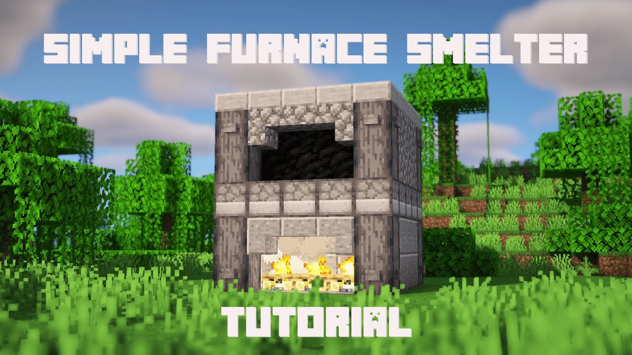 How to make a Simple Furnace Smelter in Minecraft! #minecrafttutorial ...