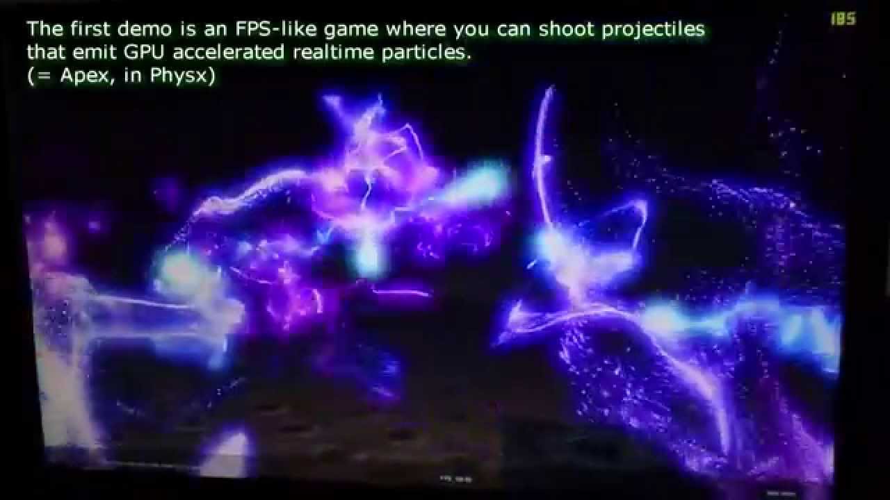 Running "Physx-Apex"-effects on AMD GPU, with DX11+compute shader - YouTube