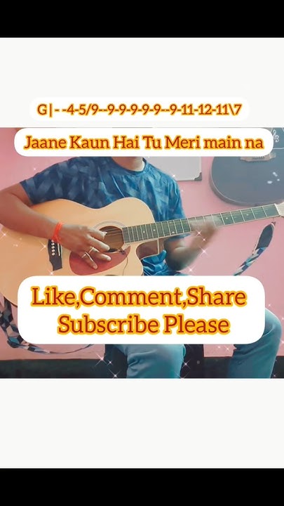 Ye Tune Kya Kiya(Javed Bashir) | Easy Guitar Tabs #easyguitartabs#shortvideo#hindisong#music# ...