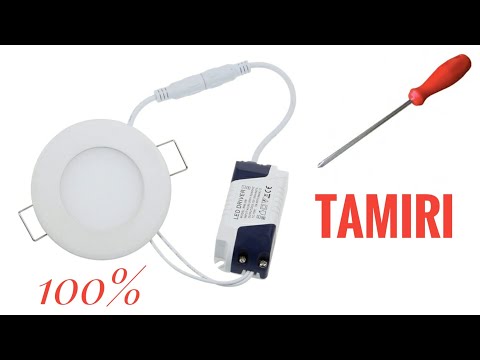 10 Kuruşluk Arıza Bozuk Panel LED Tamiri Nasıl Yapılır SMD LED Değişimi (LED BULB REPAİR EASİLY)
