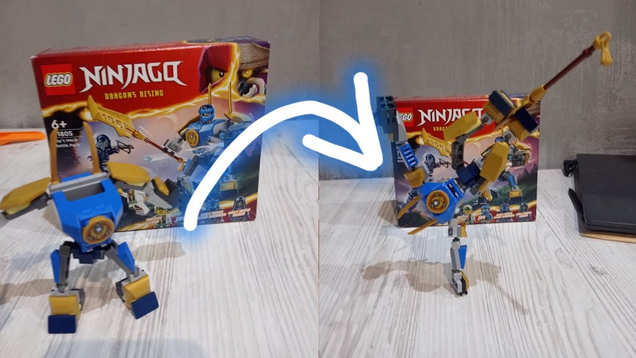 Upgrading a Jay mech with 12 piece MOC - YouTube