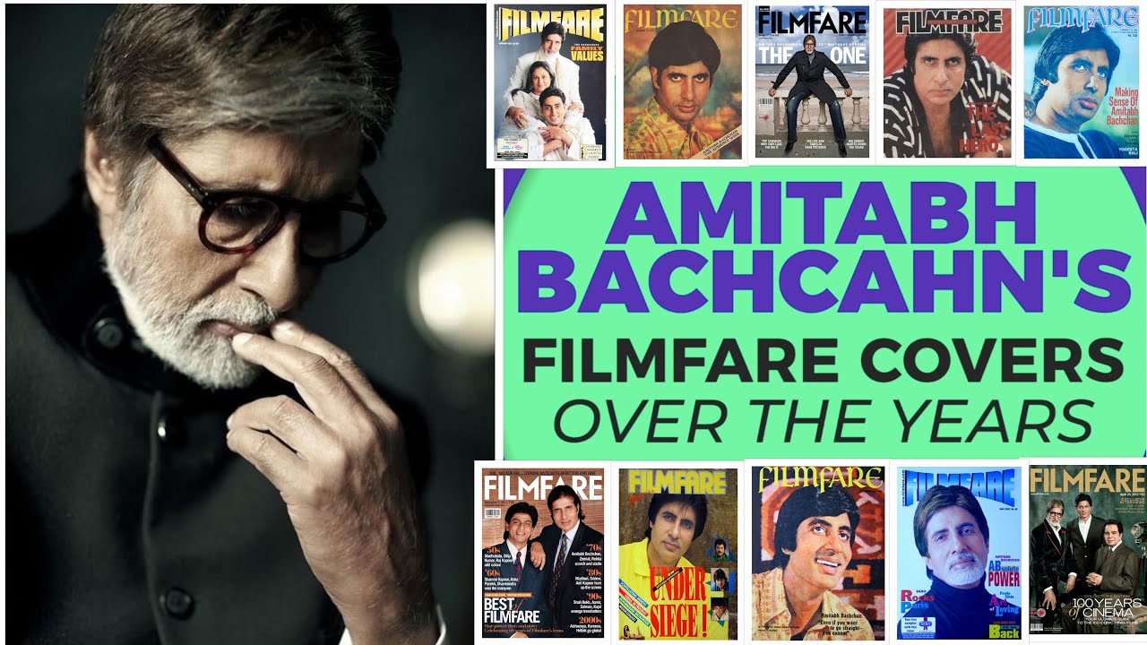 Amitabh Birthday's Filmfare Covers | Amitabh Bachchan Photoshoots ...