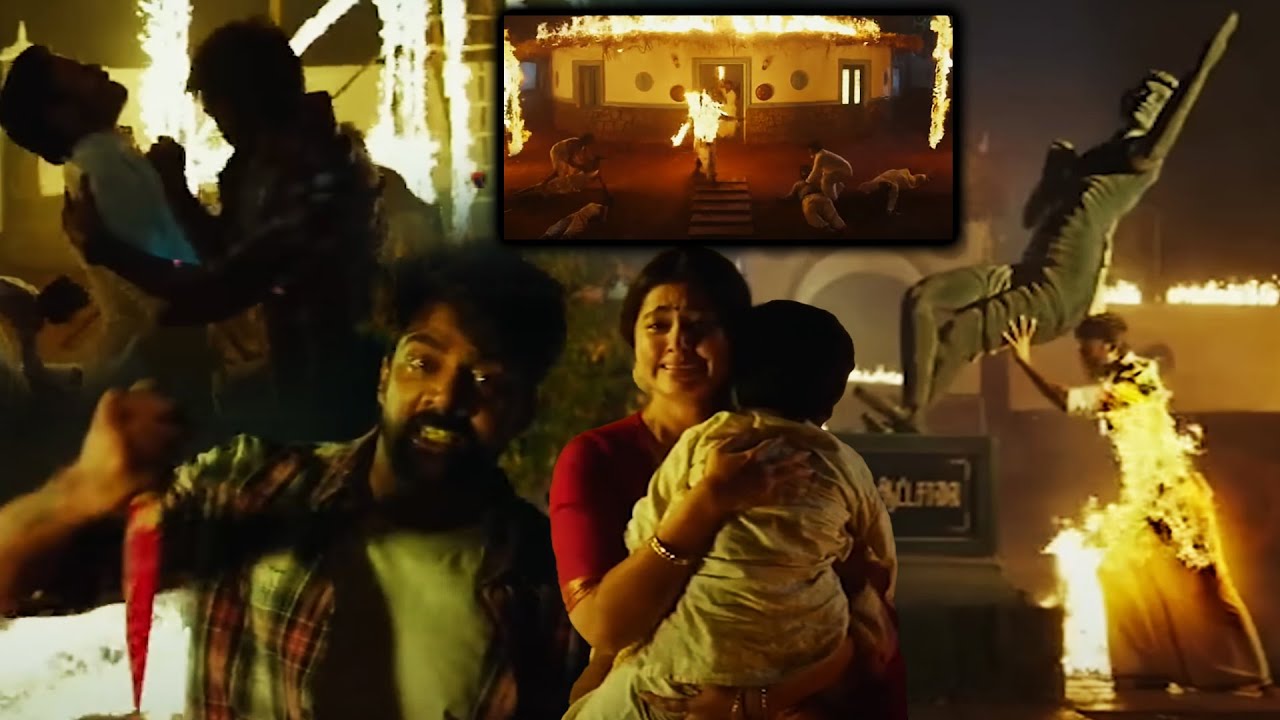 Naveen Chandra Attacking On Dhanush Family Emotional Action Scene ...