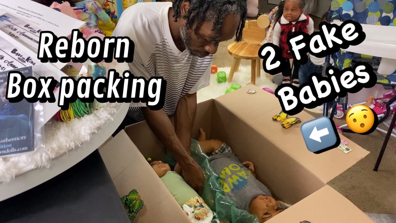 Reborn baby box opening for two reborn dolls going home - YouTube