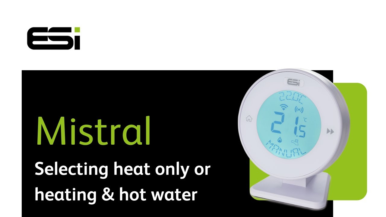 ESi Mistral - Heat Only Or Heating & Hot Water - YouTube