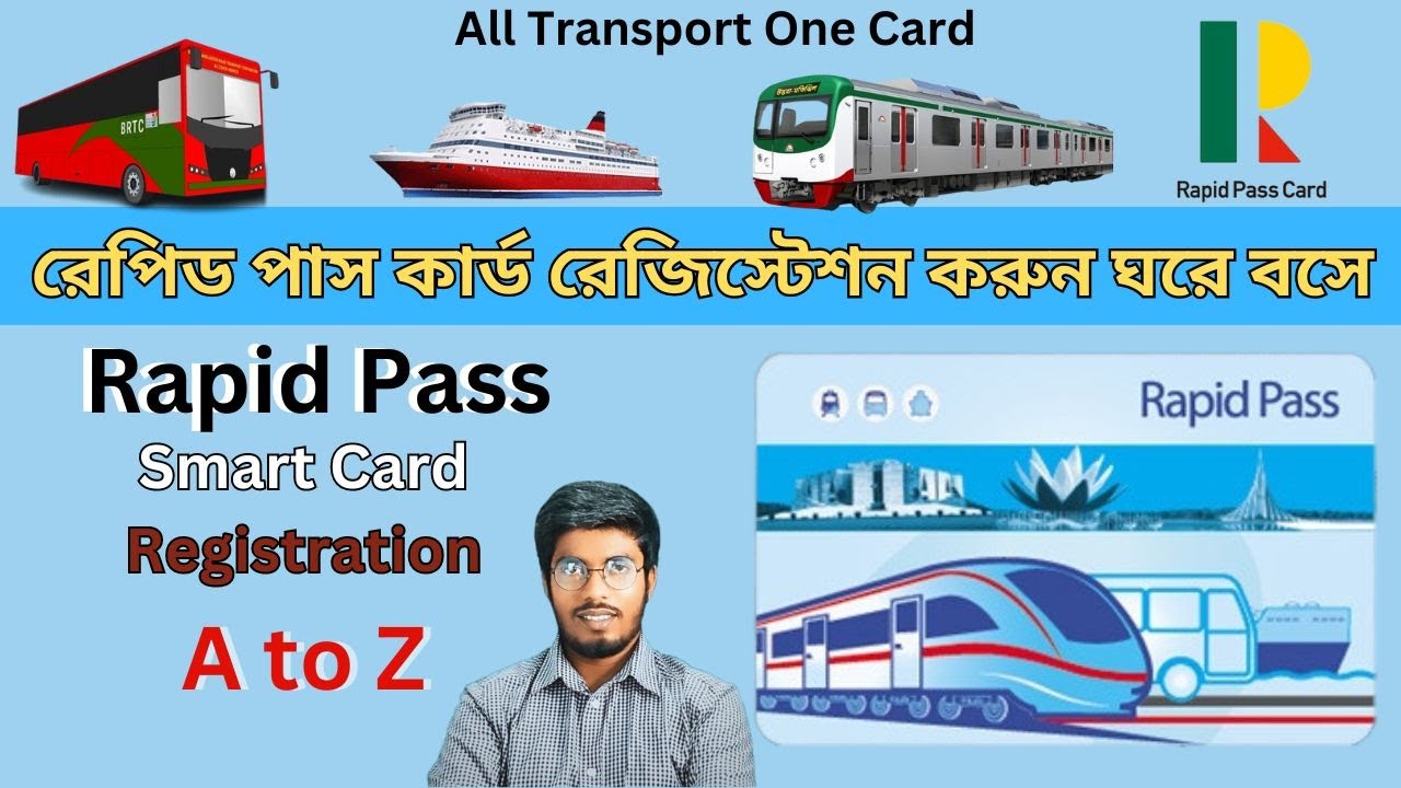 Rapid Pass Card Registration | র‍্যাপিড পাস কার্ড কিভাবে নিবো | Rapid Pass A To Z | Raha Tech ...
