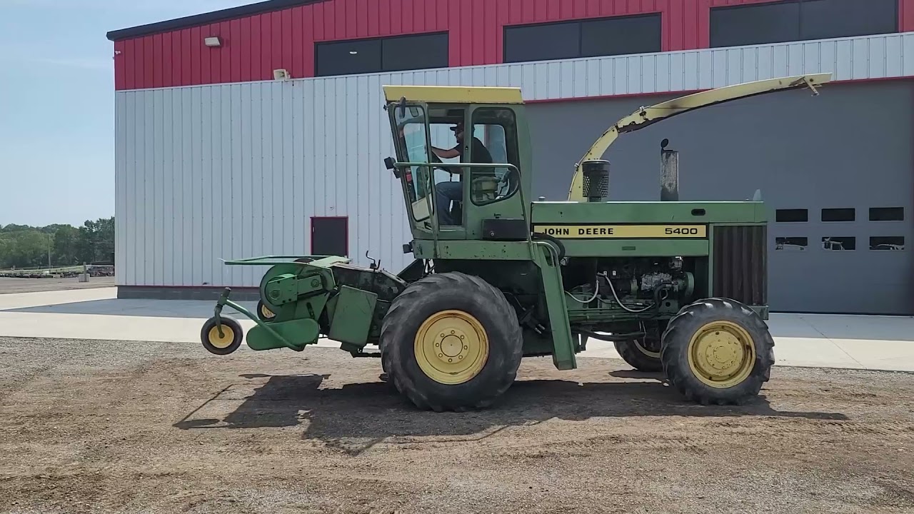 Lot 67, John Deere 5400 Chopper - YouTube
