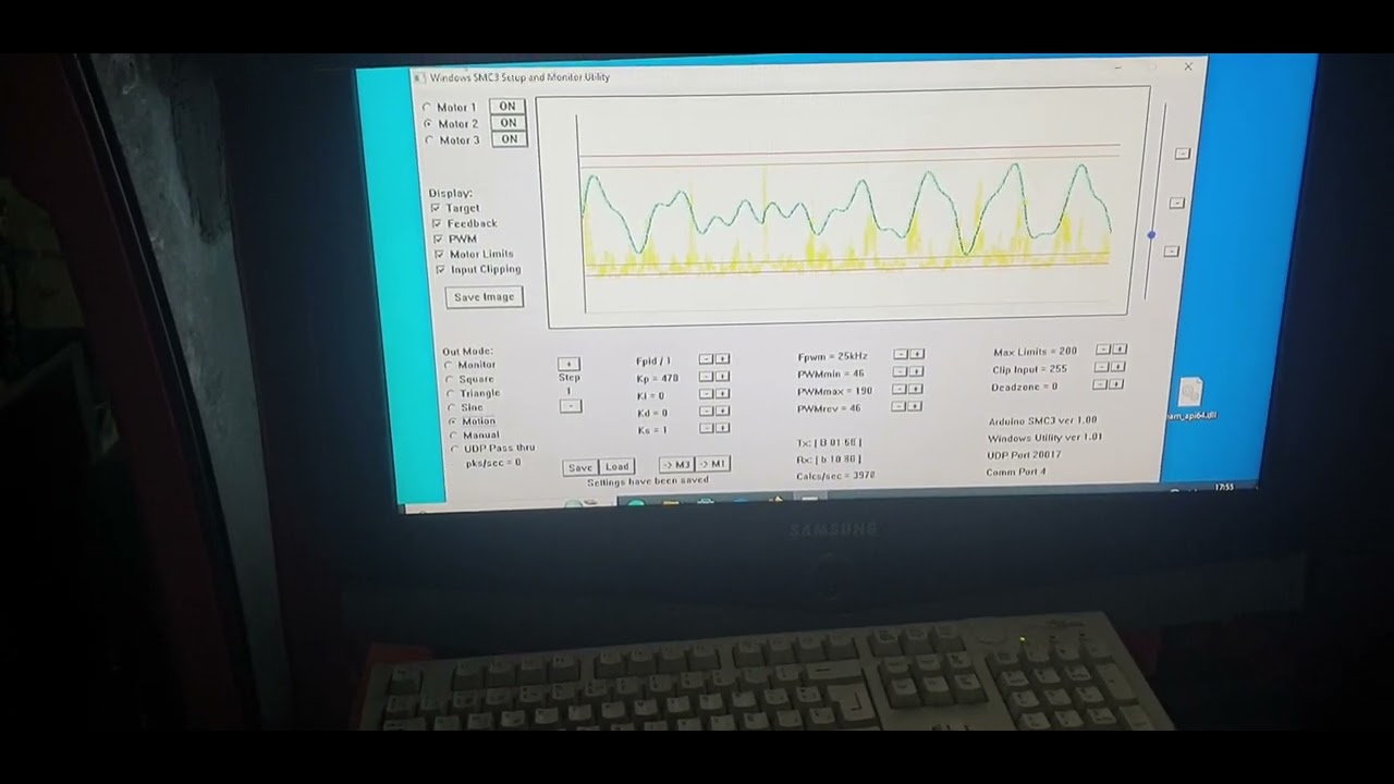 SMC3 Arduino uno Motor 2 - YouTube