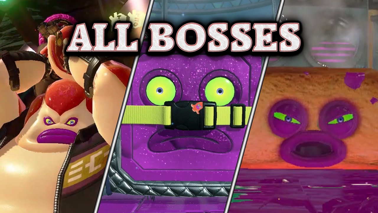 Splatoon 2 - All Bosses - YouTube