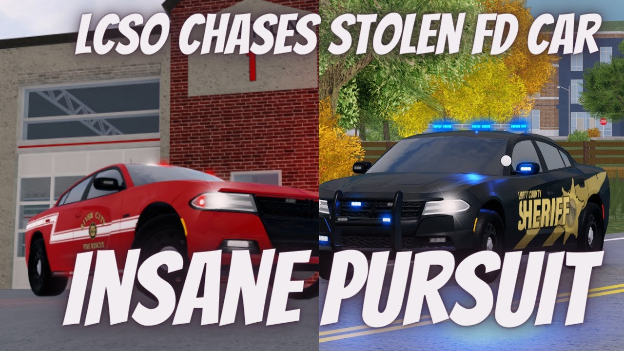 Sheriff Captain Chases down a Stolen Fire Chief Vehicle Roblox Liberty ...