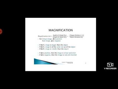 Class X- Physics-Magnification - YouTube