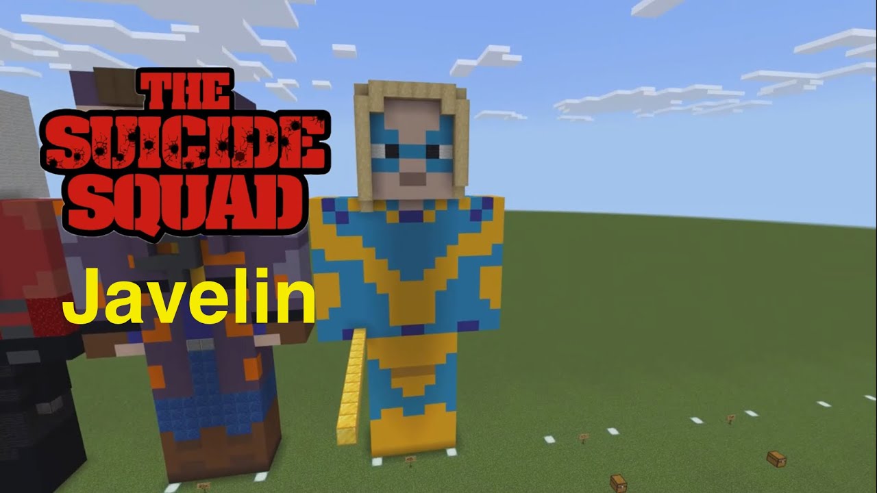 Minecraft Javelin (The Suicide Squad) Statue Tutorial - YouTube