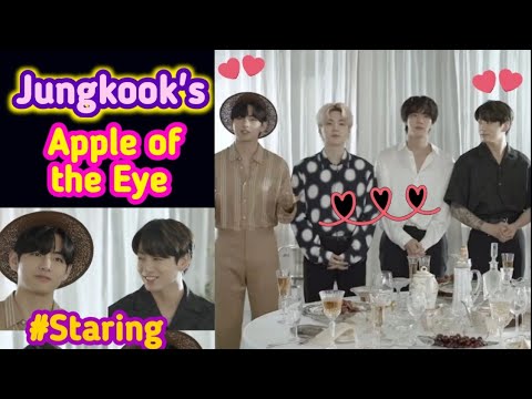 JUNGKOOK Staring at TaeTae while Speaking🥰💜 #taekookmoments #bts