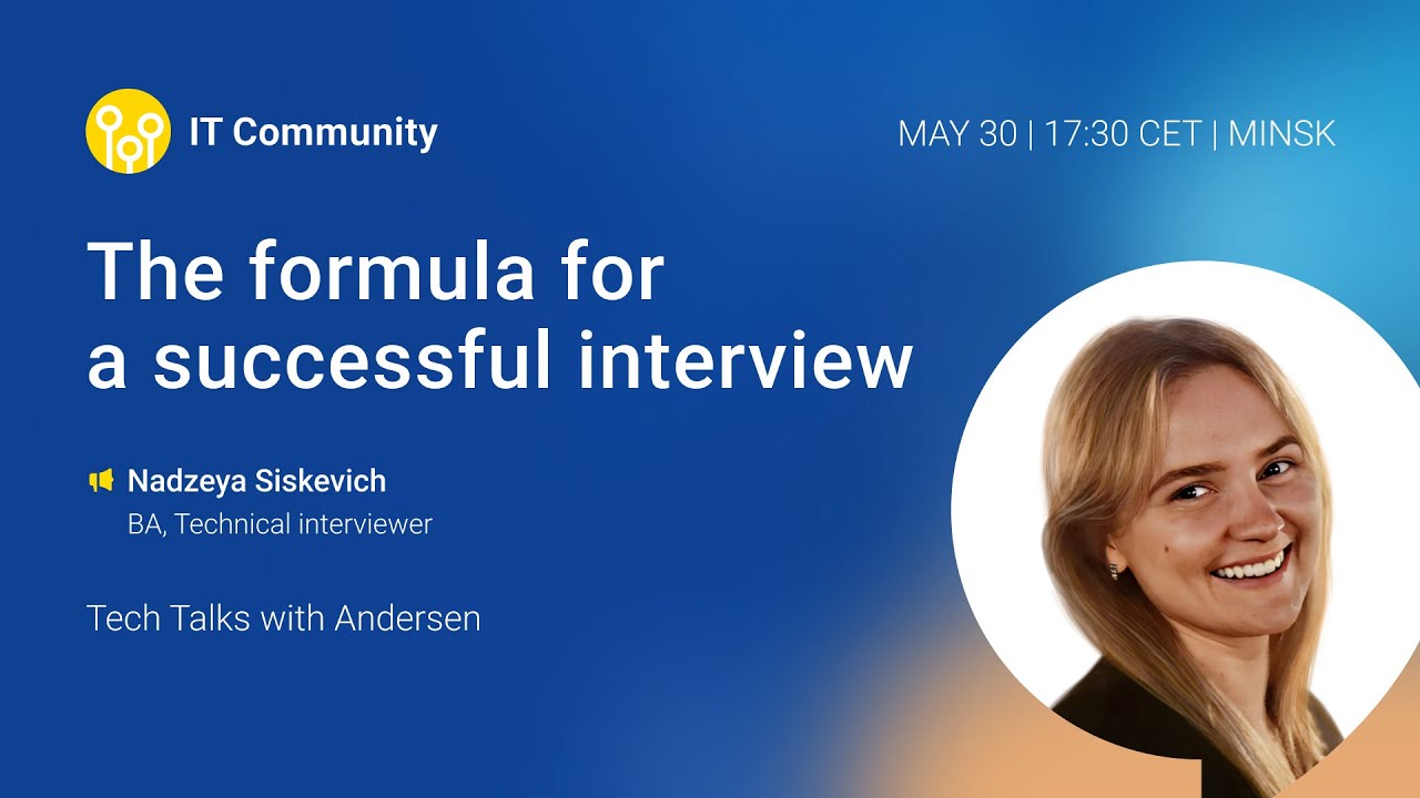 The formula for a successful interview (eng) - YouTube