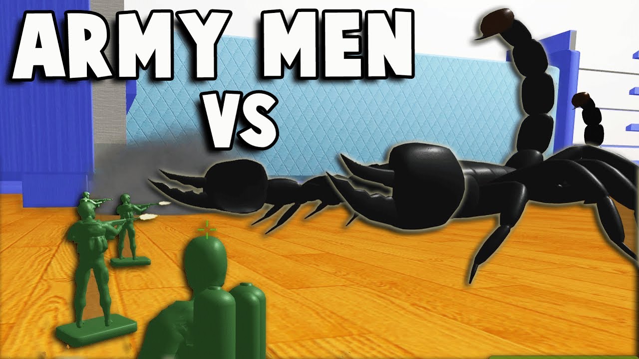 GIANT SCORPION vs PLASTIC ARMY MEN! (Home Wars Gameplay Part 2 - Army ...