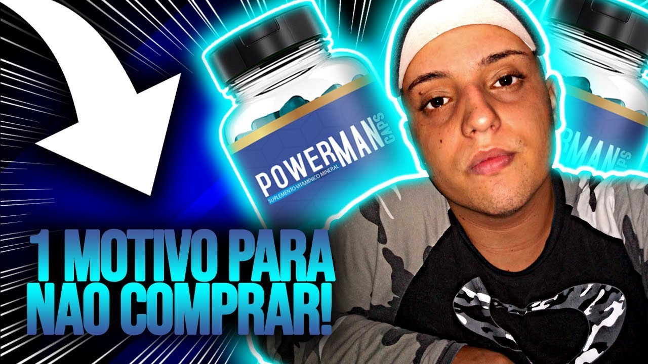 Power Man Caps Funciona? ALERTA IMPORTANTE!!! - YouTube