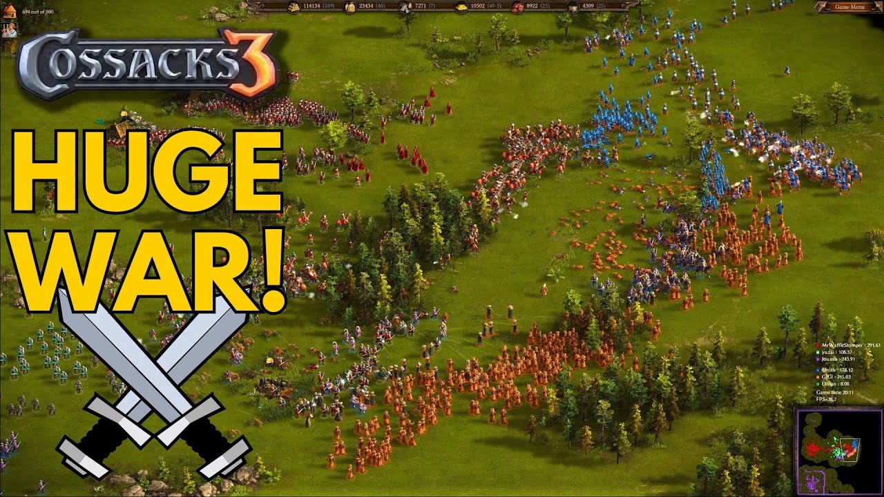 Is THIS the BIGGEST WAR EVER?! | Cossacks 3 Multiplayer Gameplay | 2024 ...