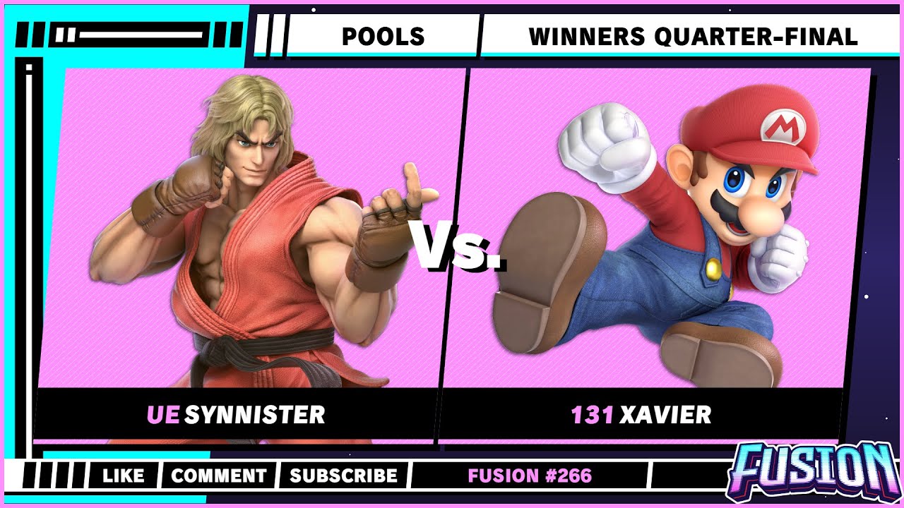 Fusion # 266 - Winners Quarters - Synnister (Ken) VS xavier (Mario ...