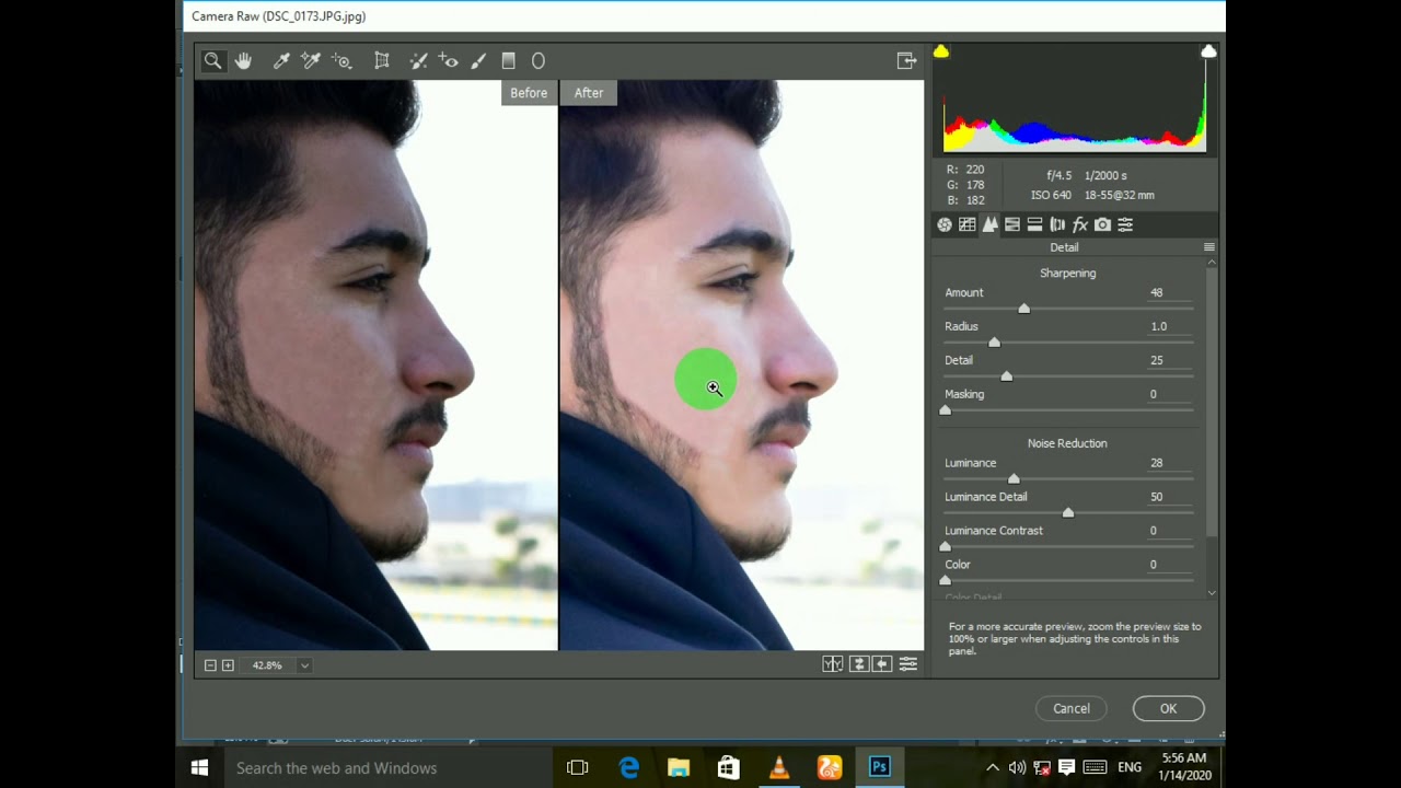 High class editing use light effect & use by camera raw filter use in ...