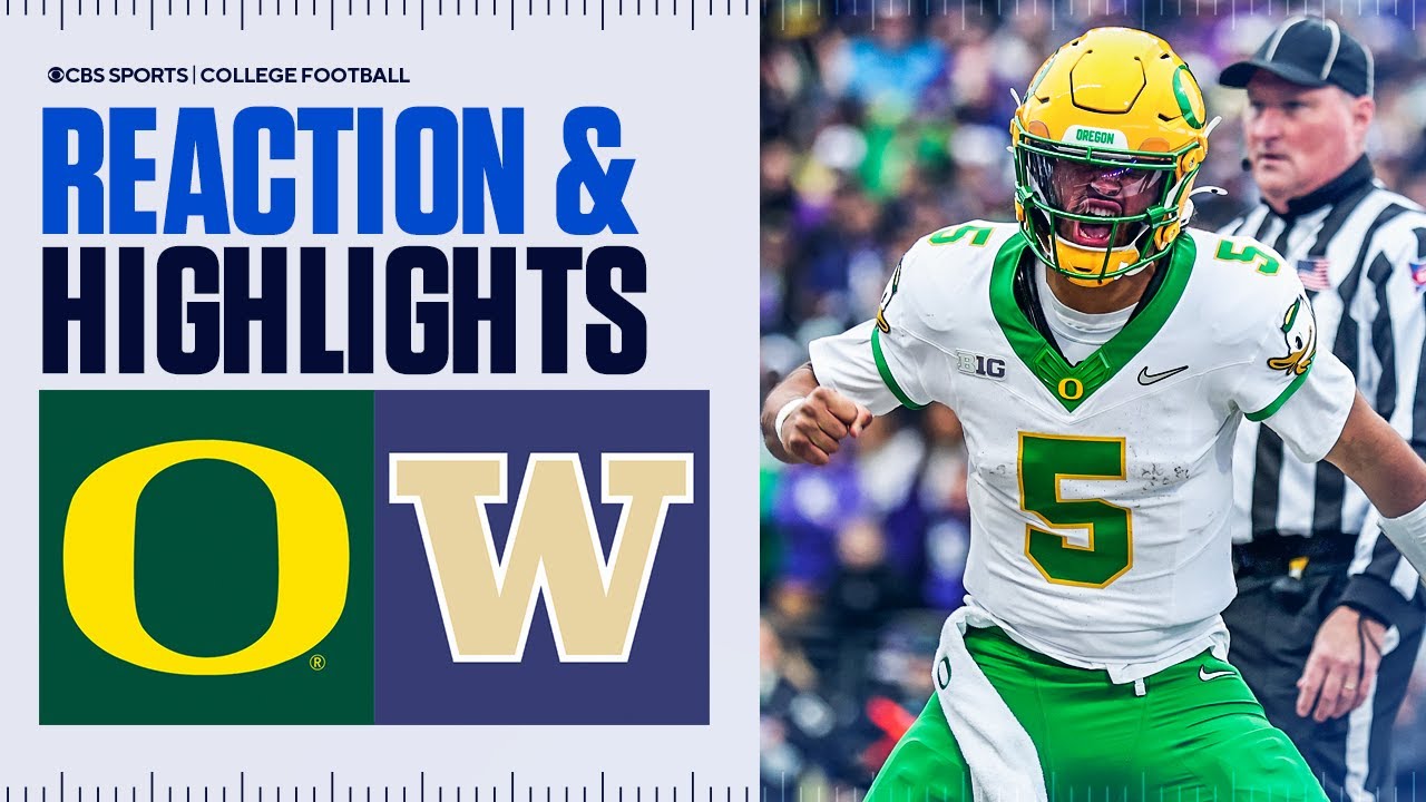 Oregon Ducks vs Washington Huskies | Full Game Highlights | CBS Sports ...
