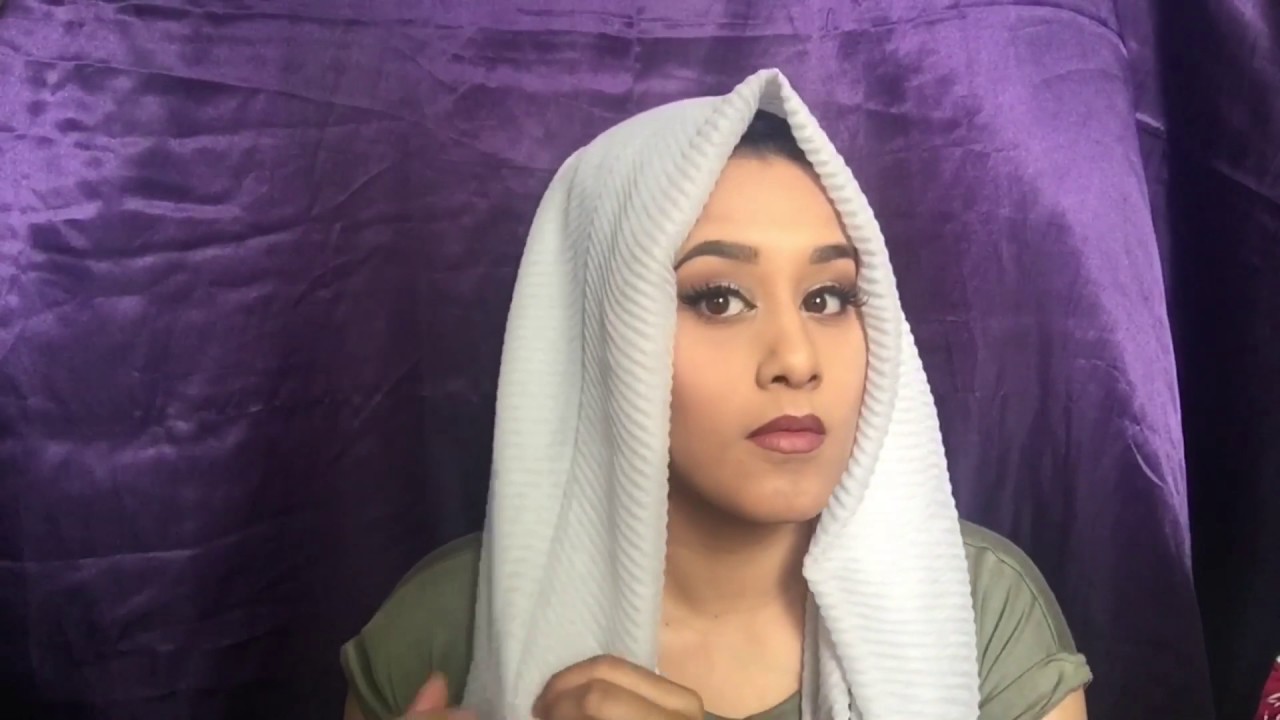 Simple for summer: crinkle scarf - YouTube