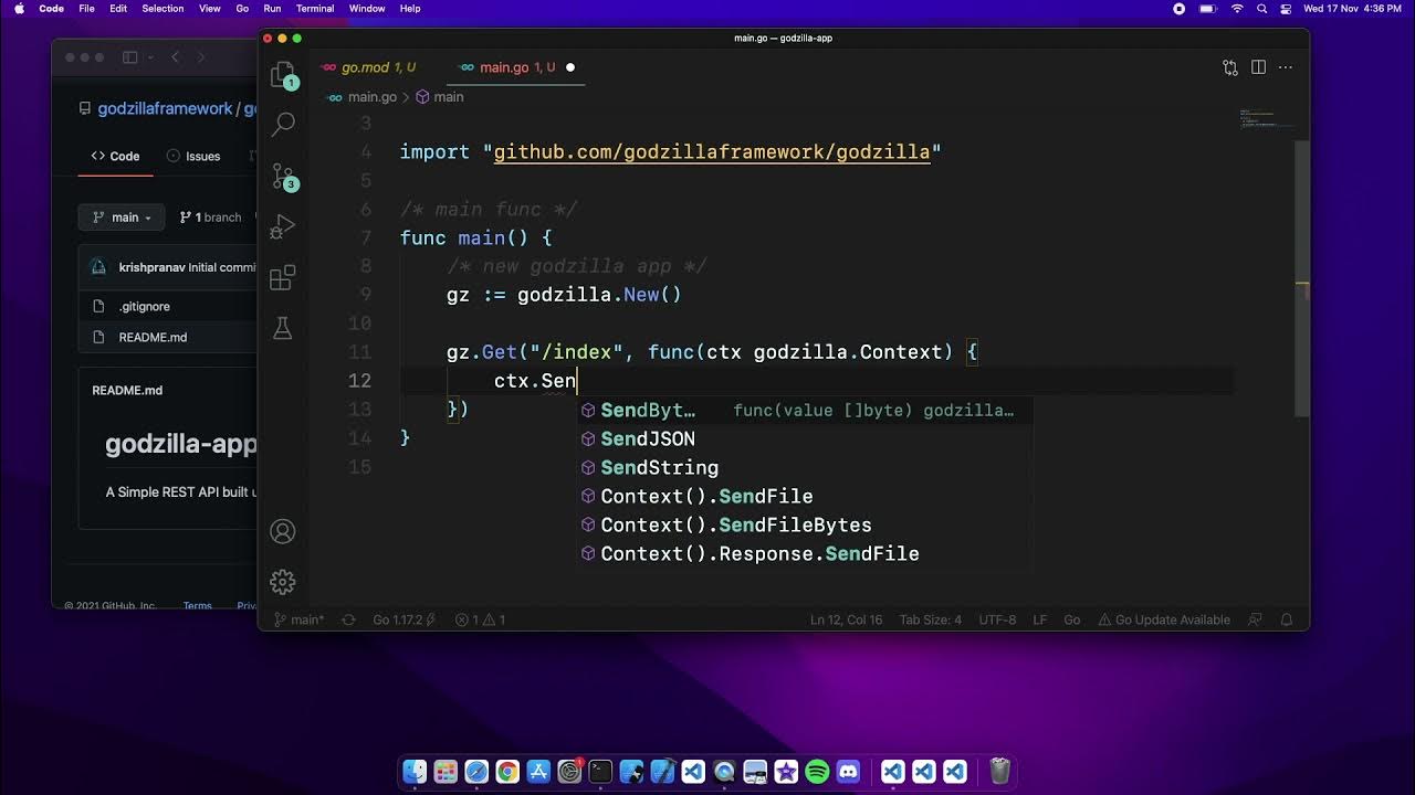 Golang: Simple REST API Using Godzilla Framework #1 - YouTube