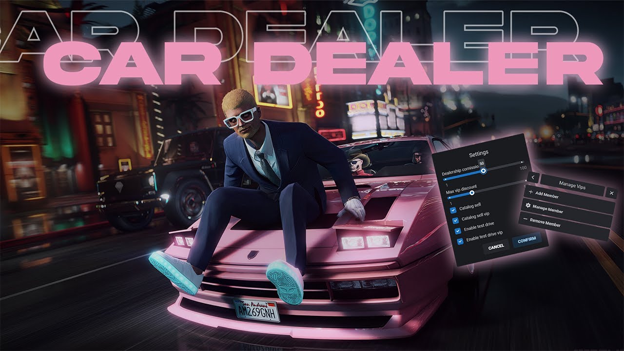 Test Drive Like a Pro: Master the Car Dealer Creator in ESX/QB-Core ...