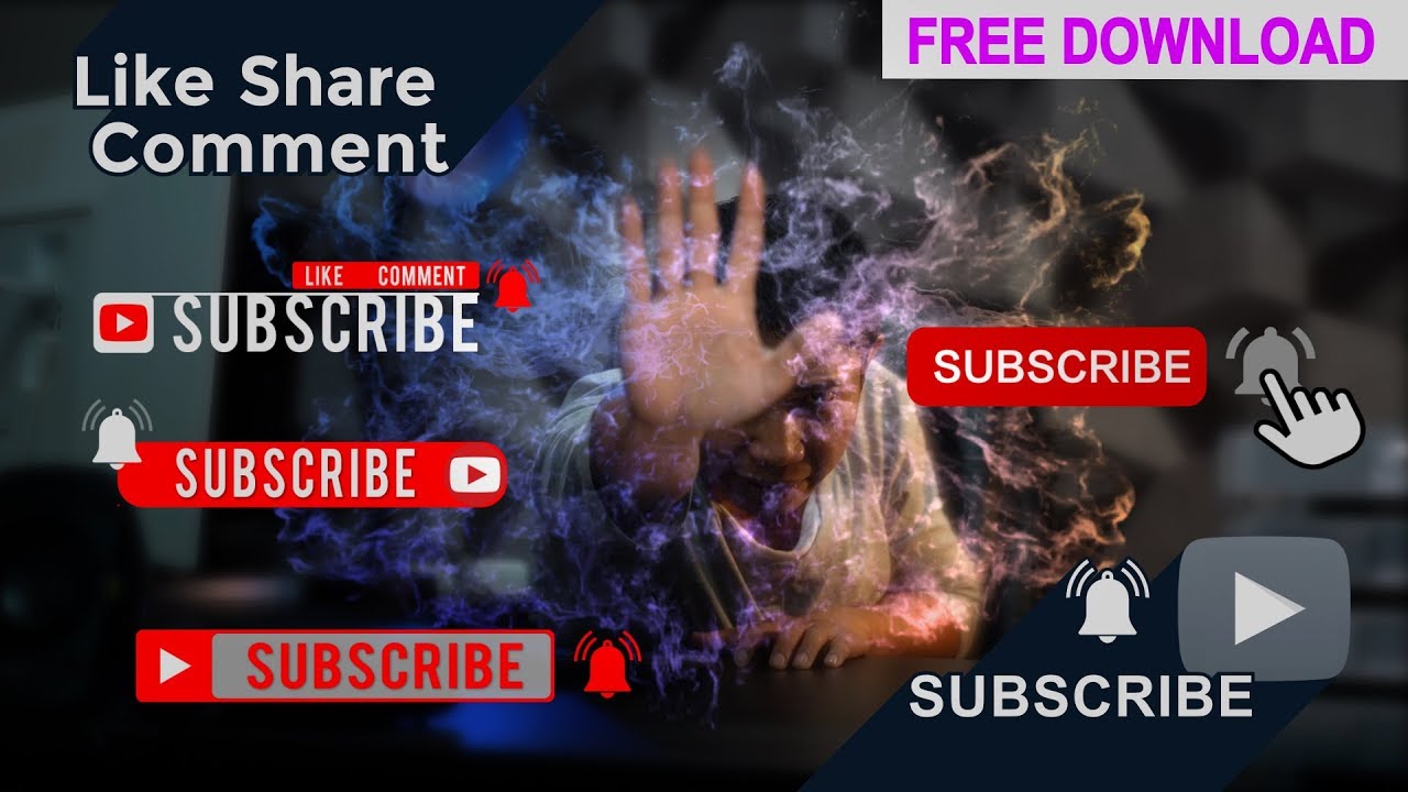 Tombol Subscribe Button Templates FREE DOWNLOAD - YouTube