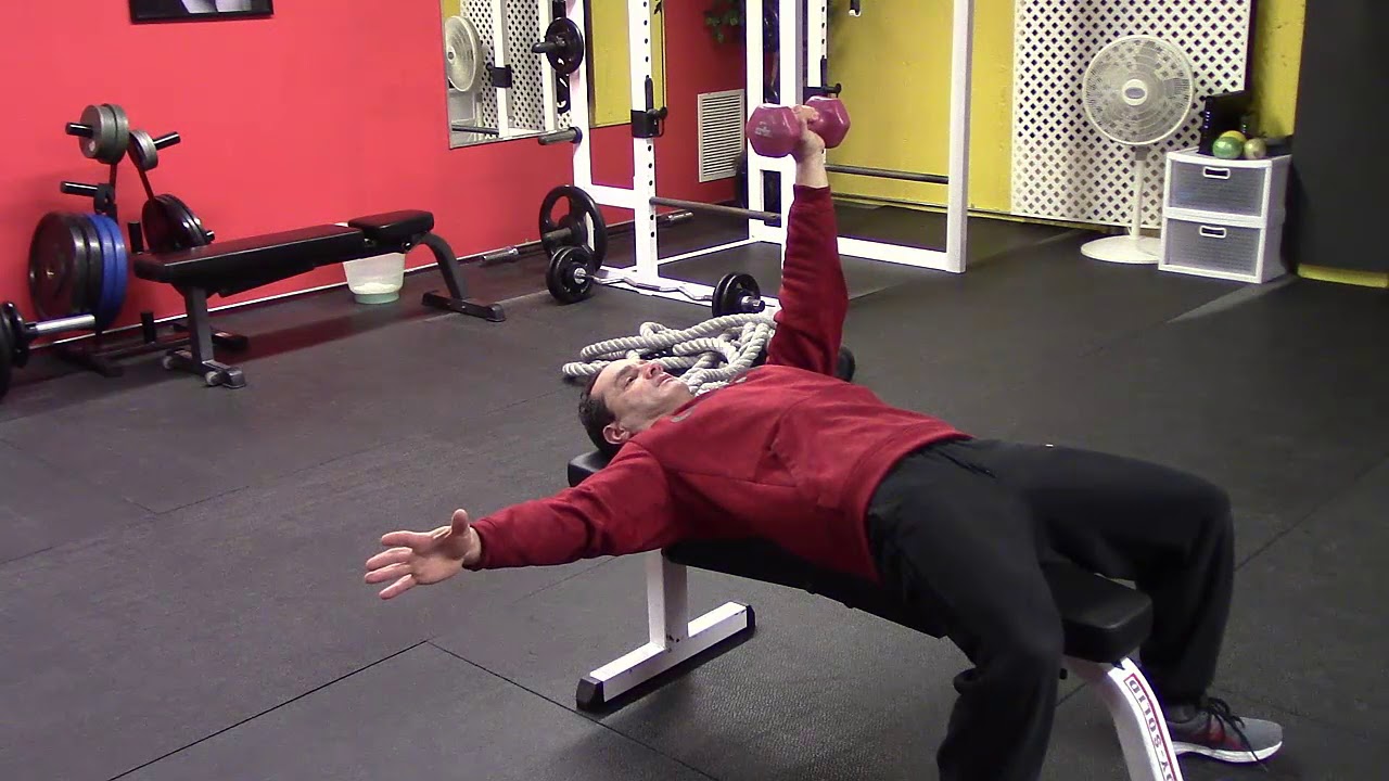 How to Do a Dumbbell Single Arm Chest Press - YouTube