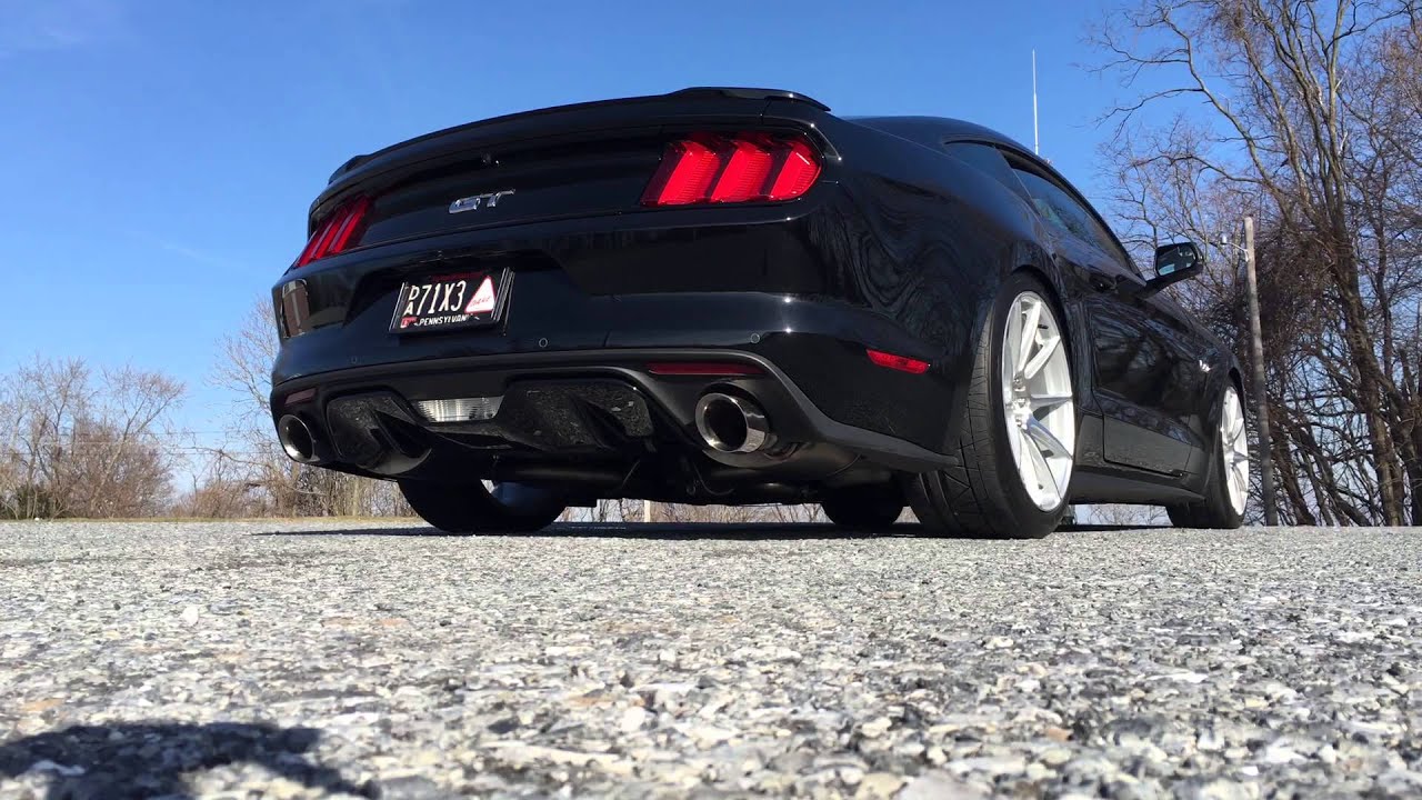 2015 Mustang GT s550 Corsa Extreme catback O/R Stainless Works long ...