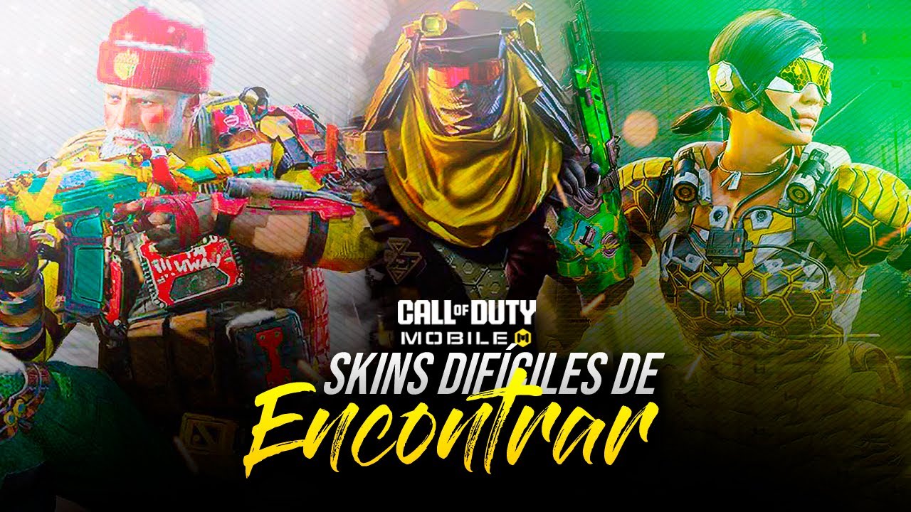 LAS SKINS MÁS DIFÍCILES DE ENCONTRAR EN CALL OF DUTY MOBILE - YouTube