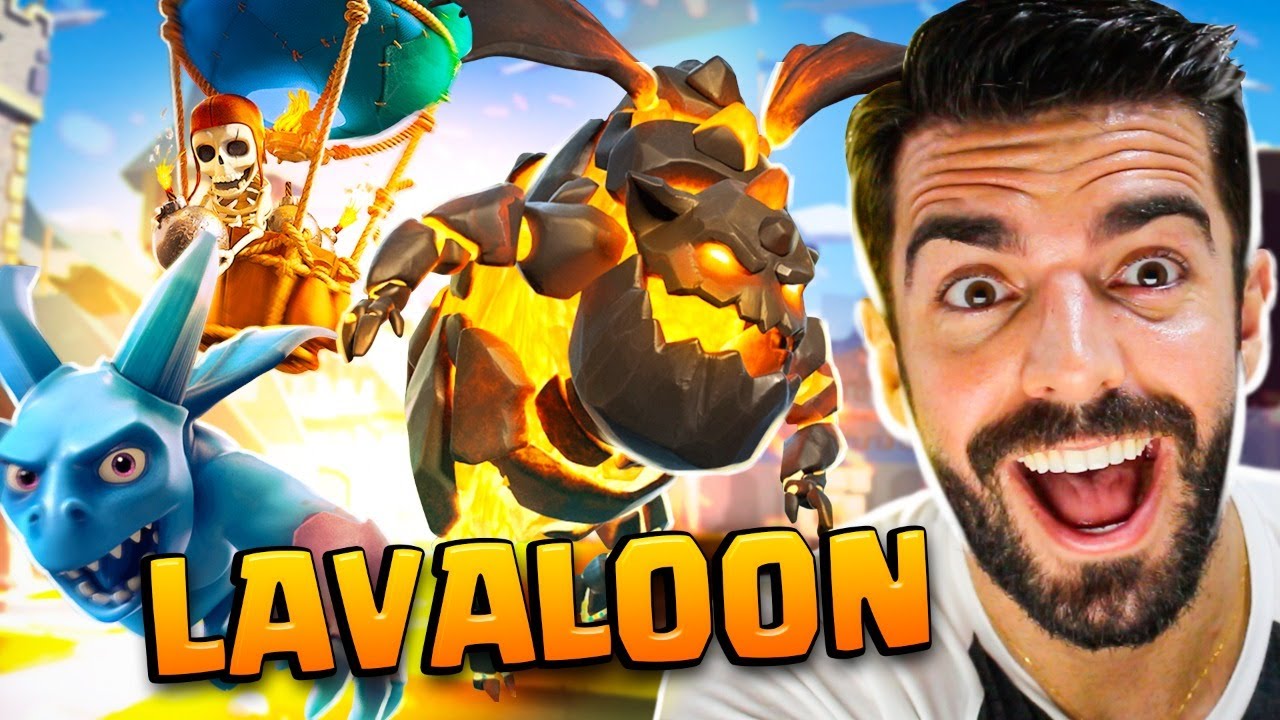 USEI O MELHOR DECK DE LAVALOON DO CLASH ROYALE! - YouTube