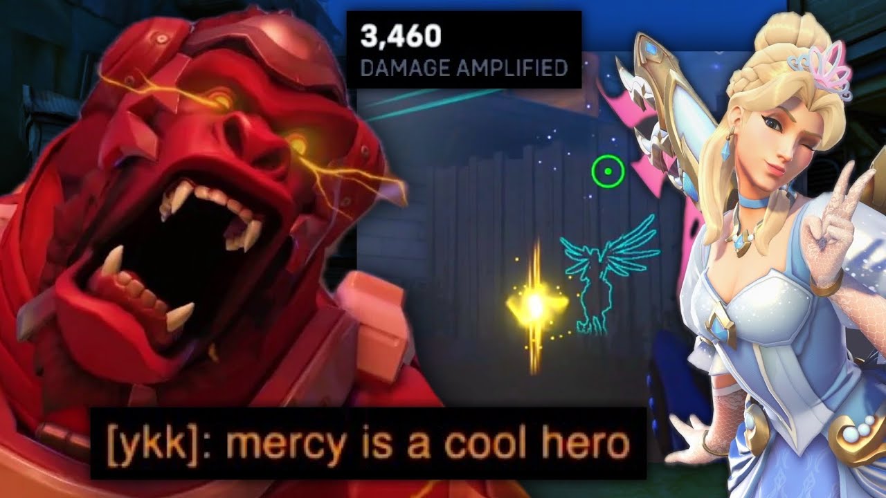 The Rez That Made Winston Go Bananas: Mercy Gameplay - Overwatch 2 ...