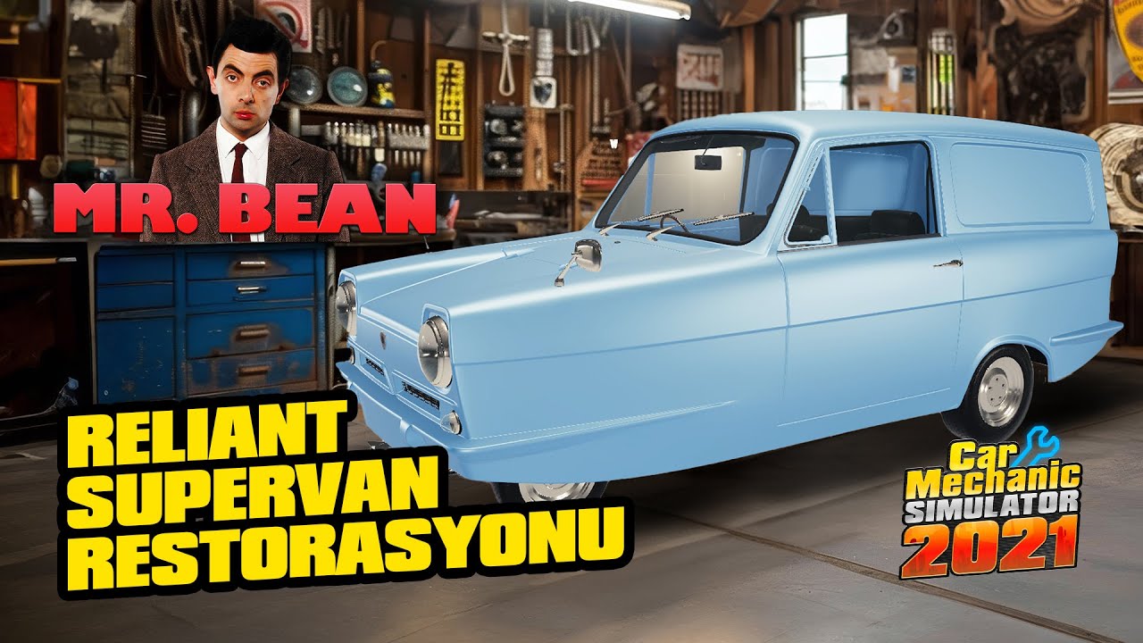 Mr. Bean’deki Üç Tekerlekli Mavi Araç! 🚙 | Reliant Supervan ...