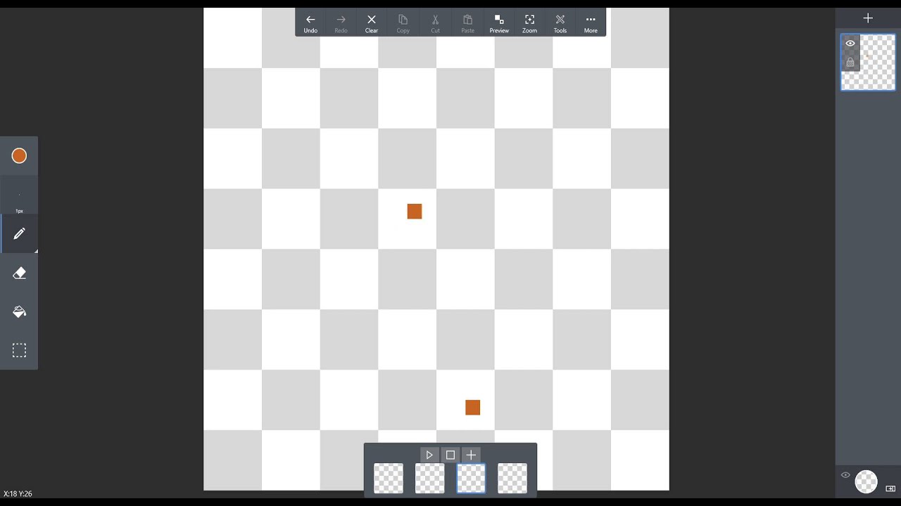 First animation test Pixel Art Studio - YouTube