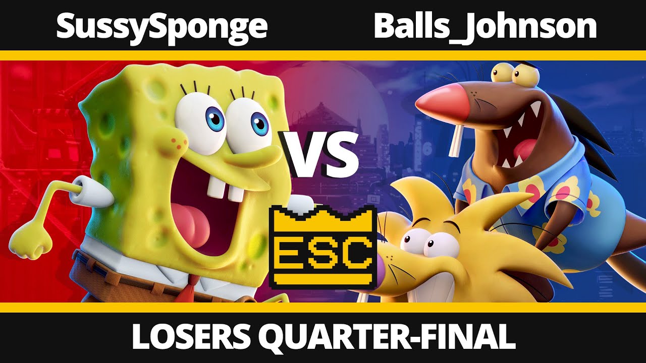 NASB at ESC 57: LQF - SussySponge (SpongeBob) Vs. Balls_Johnson (Angry ...