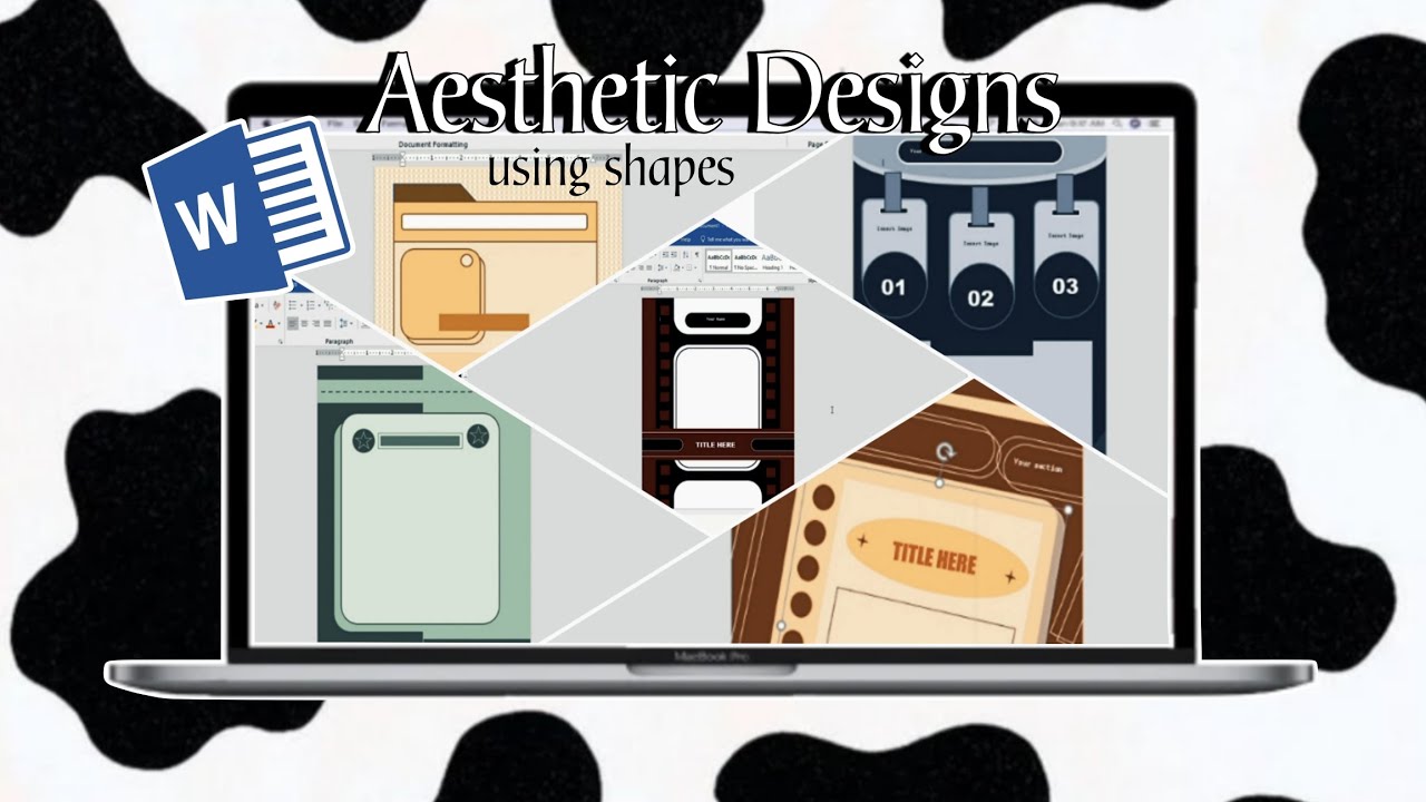 [teaser] Aesthetic Designs using shapes | Microsoft Word Design ...