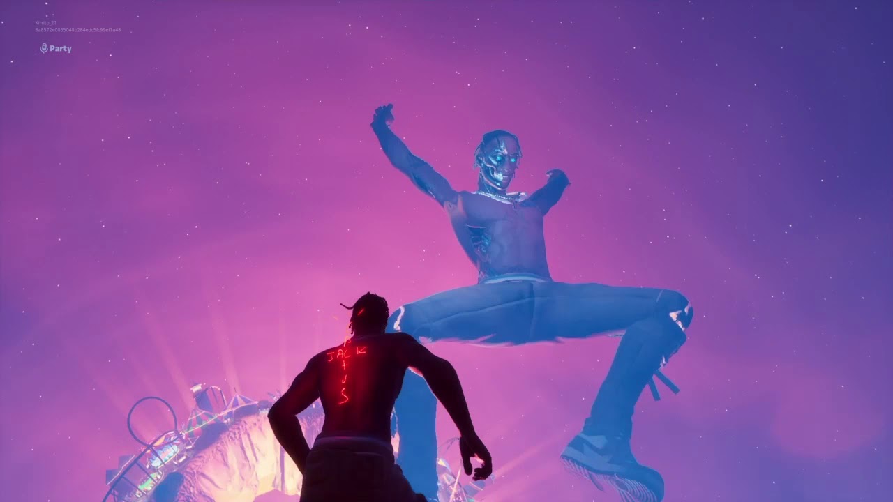 Travis scot live event fortnite - YouTube