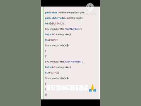 Even or Odd Program in Java | JAVA - YouTube